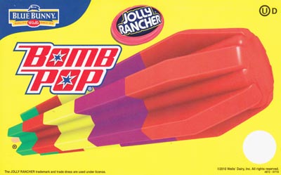 Jolly Rancher Bomb Pop | Icee Adam's Ice Cream